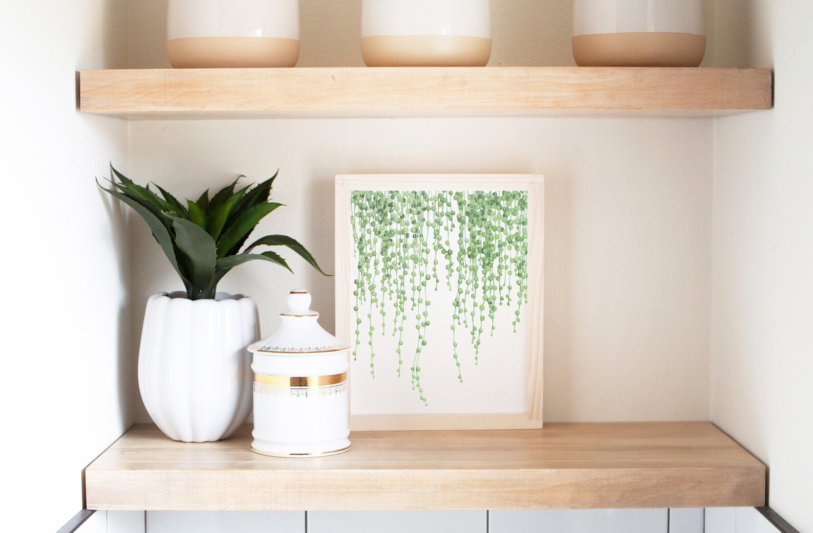 String of Pearls Framed and Unframed String of Pearls | Etsy