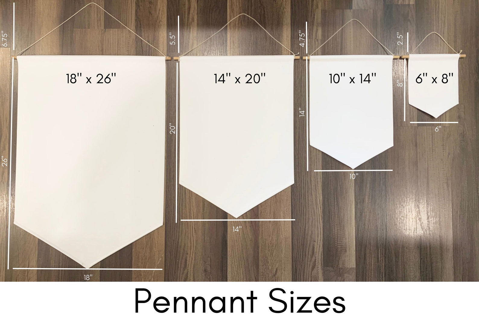 Skinny Pine Tree Pennant Tree Silhouette Watercolor Wall - Etsy