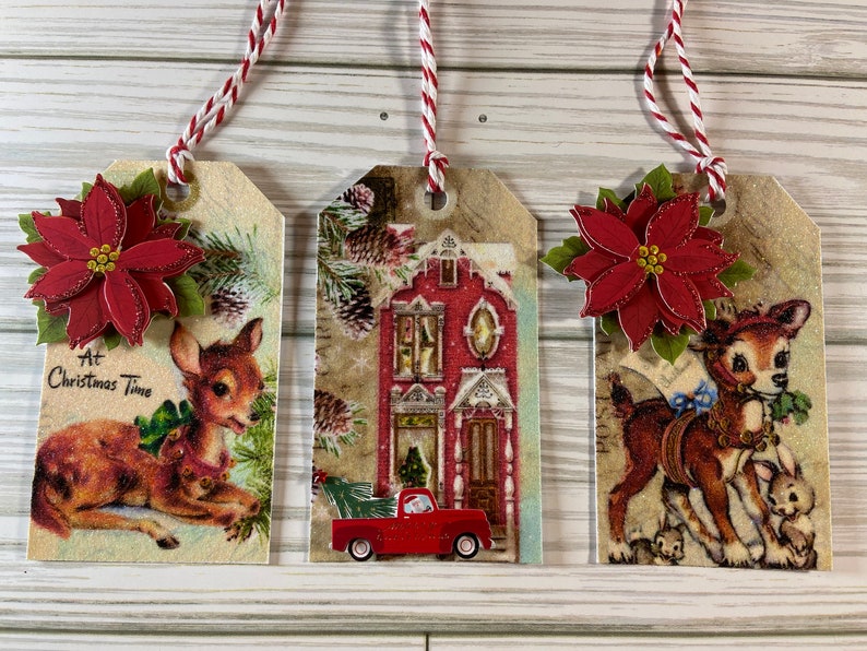 Christmas Gift Tag Set - Etsy