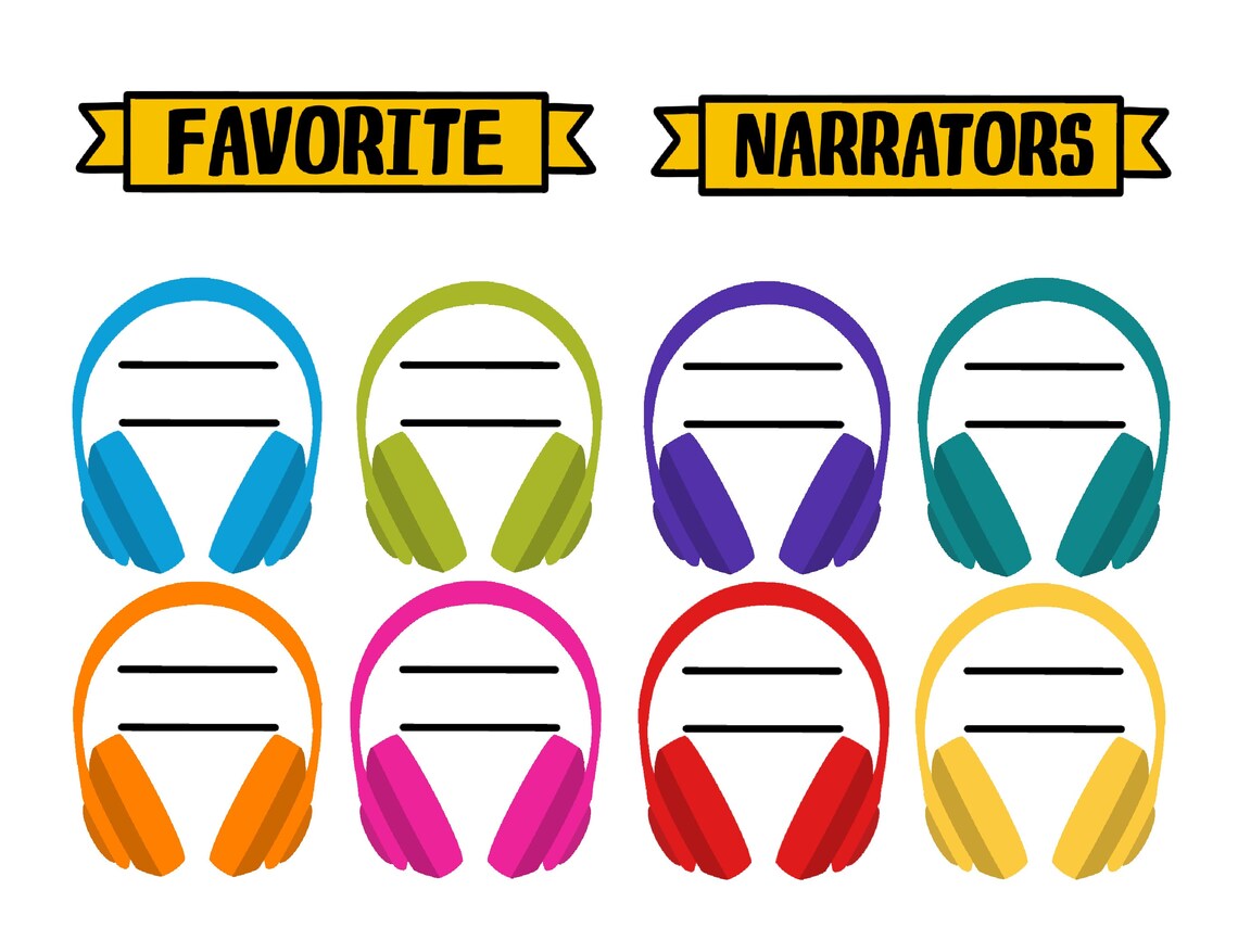 Reading Journal Tracker Pages PNG Files - Etsy