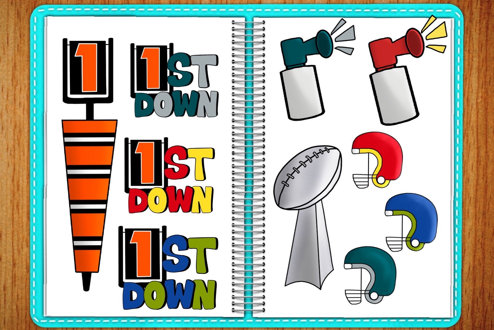 Super Bowl LVII 2023 Digital Planning Stickers - Etsy