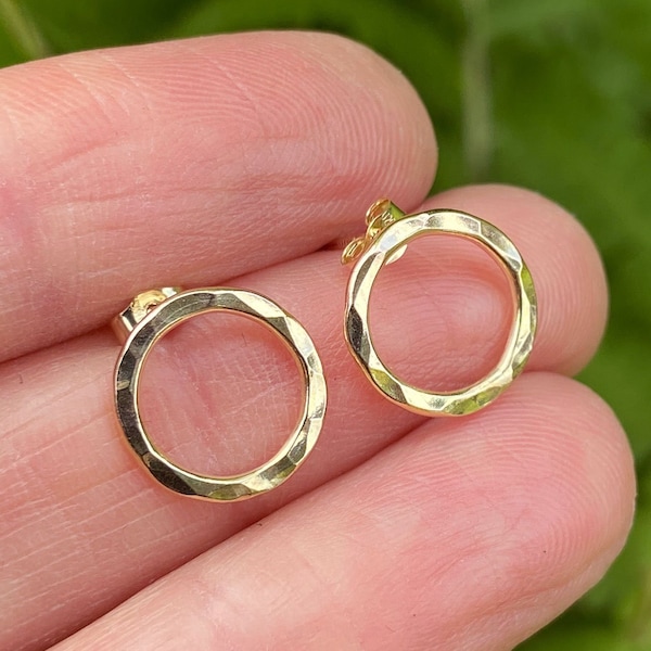 Circle Earrings - Etsy