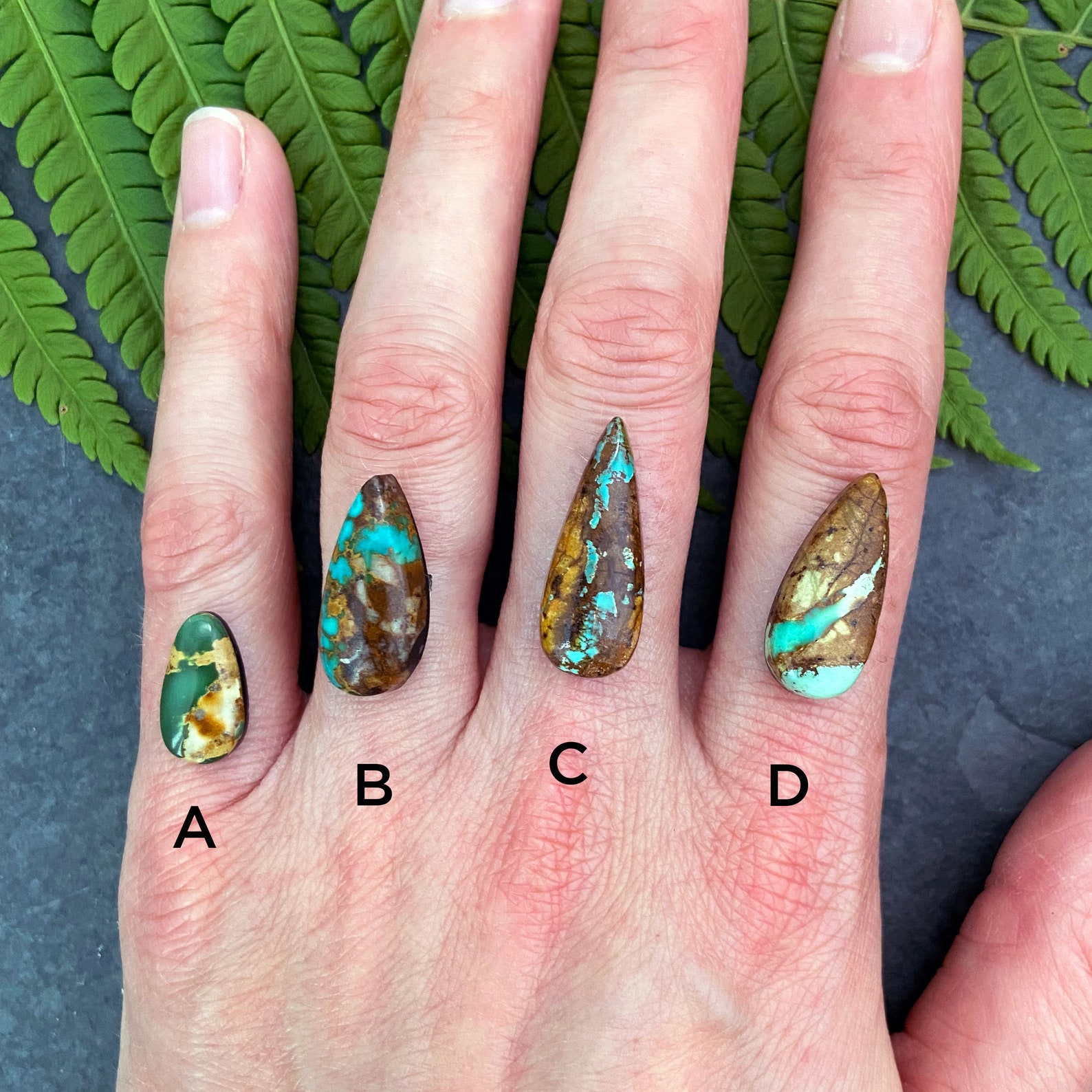 Royston Ribbon Turquoise Ring Made to Order Turquoise Ring - Etsy