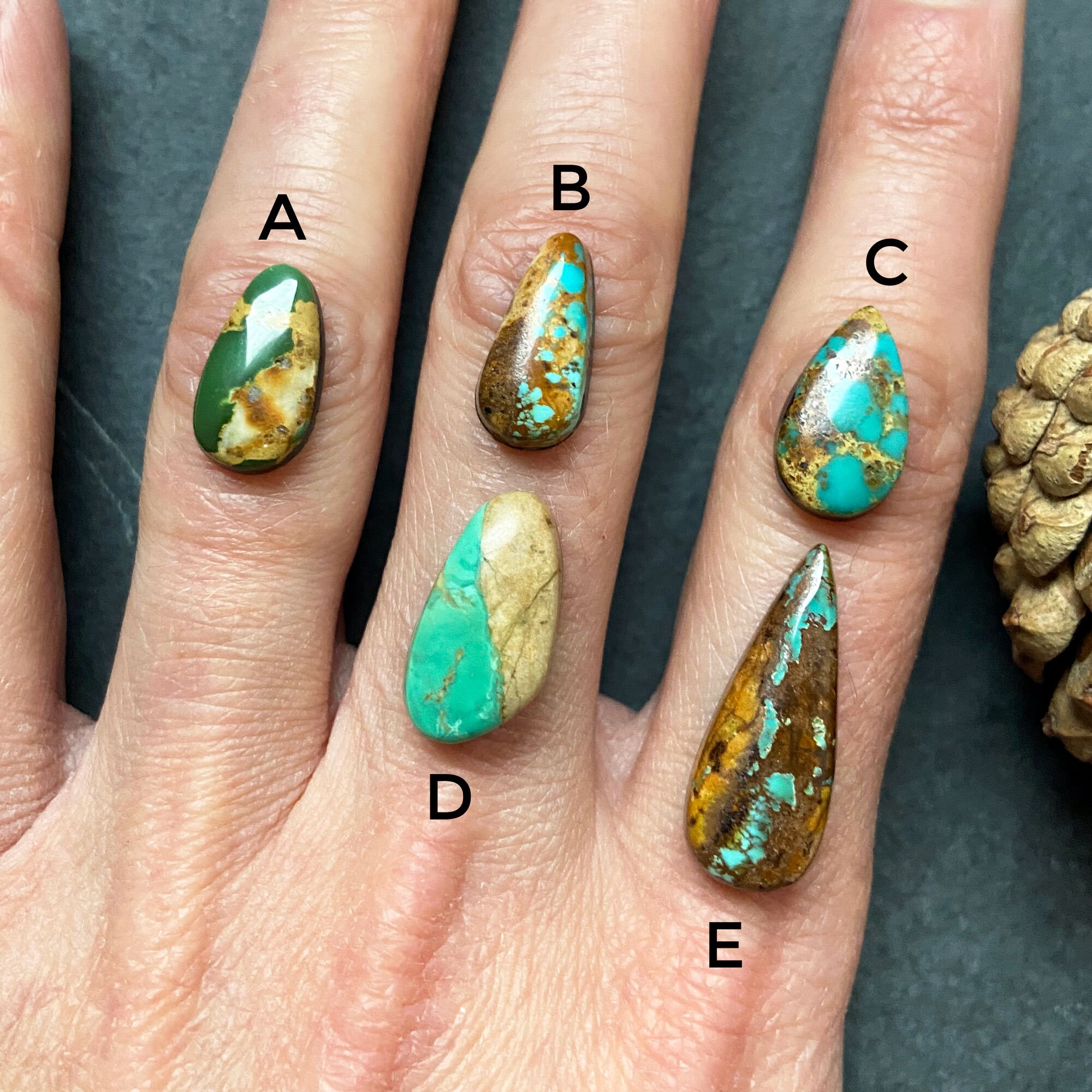 Royston Ribbon Turquoise Ring Made to Order Turquoise Ring - Etsy UK