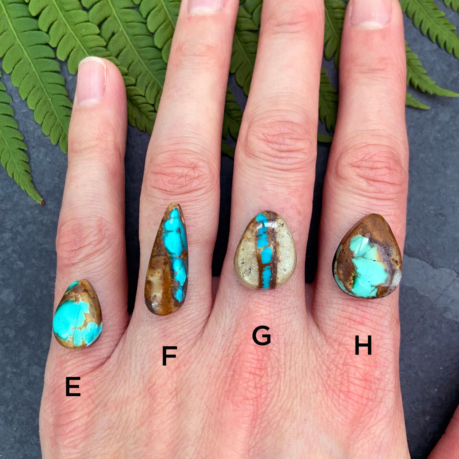 Royston Ribbon Turquoise Ring Made to Order Turquoise Ring - Etsy