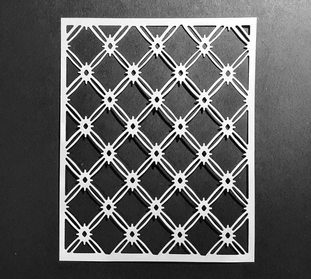 5 Ornate Lattice Paper Die Cuts Card Topper Card Front Scrapbooking ...