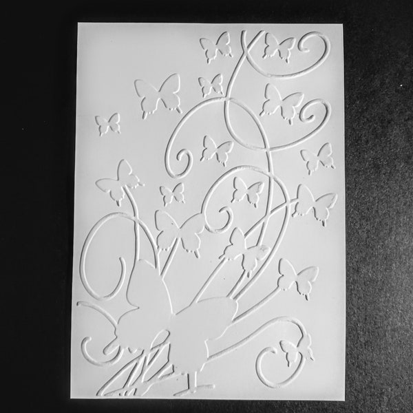 Embossed Butterflies - Etsy