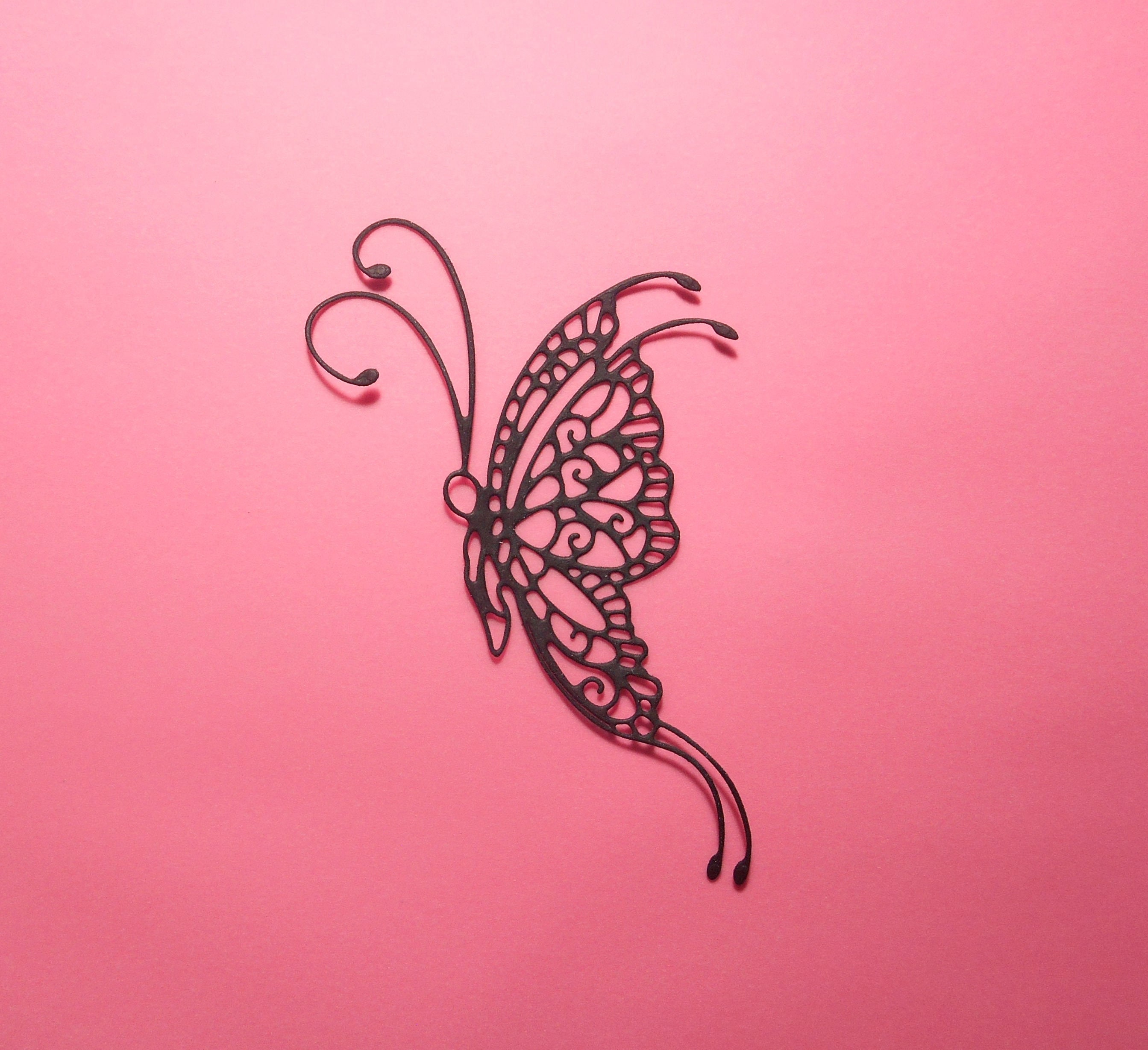 Filigree Butterfly Paper Die Cuts Craft Scrapbook Card Making - Etsy