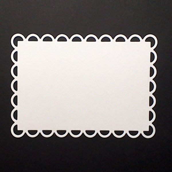 Scallop Rectangle - Etsy