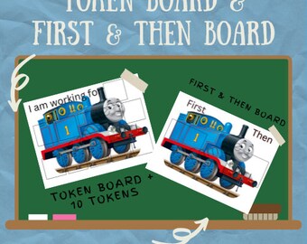 Train Token Board - Etsy