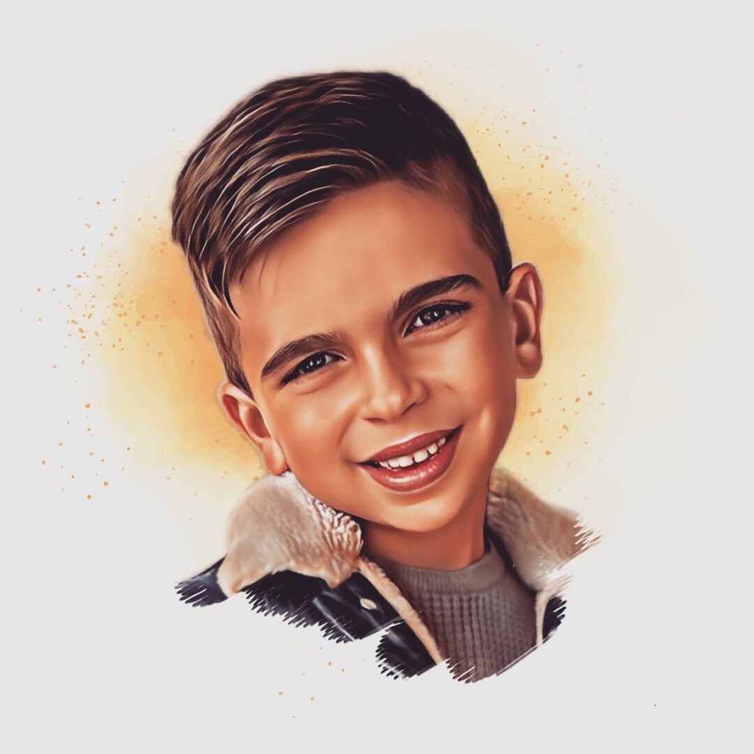 Cartoon Portrait Digital File Only - Etsy