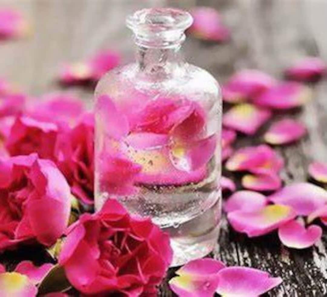 Rose Water Hydrosol, Perfect for All Skin Types, 2oz Glass Spray Bottle ...