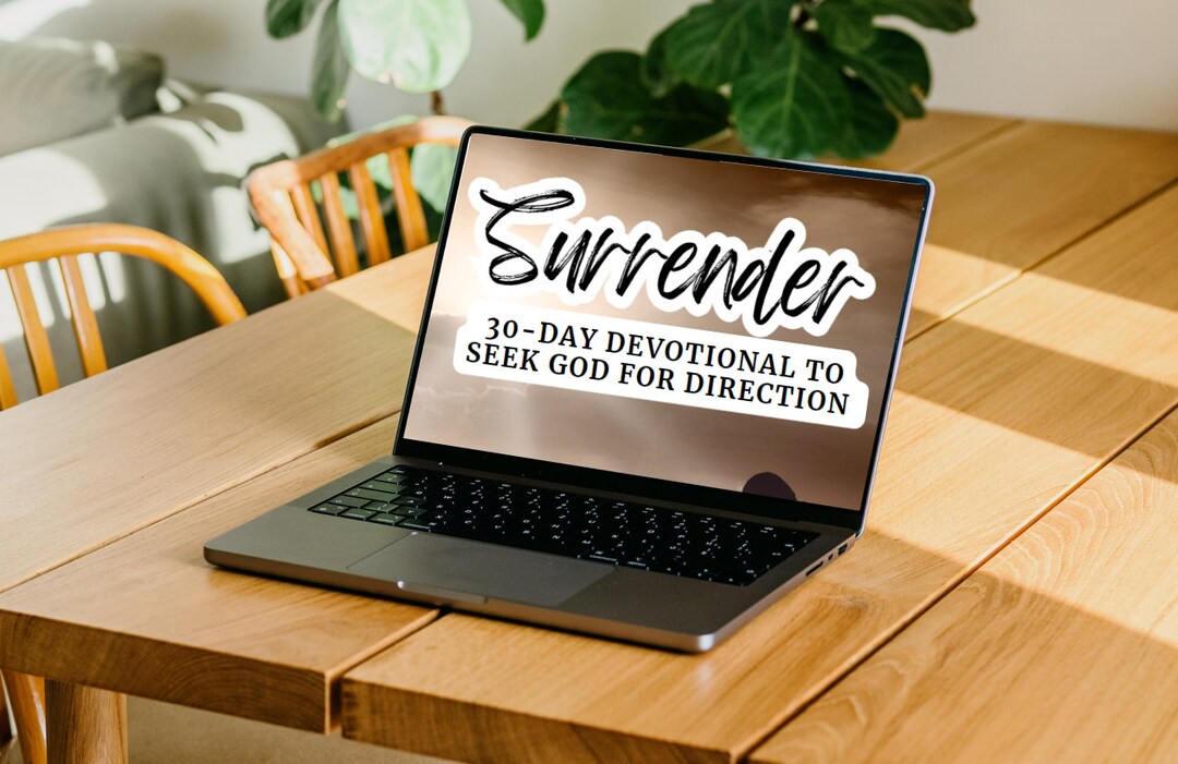 Surrender 30-day Devotional - Digital Prayer Journal With Digital ...