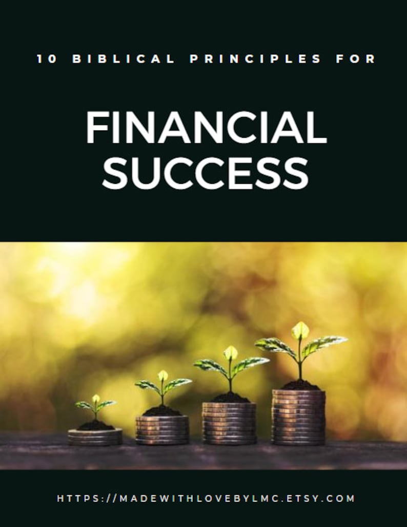 10 Biblical Principles for Financial Success Devotional Journal ...