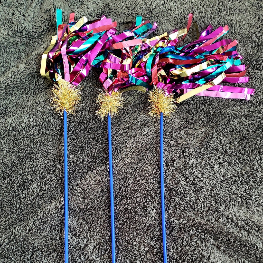 Metallic Sparkles Wand Cat Toy - Etsy