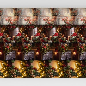 Festive Season Celebration | Repeatable Pattern Set | Holiday Digital ...