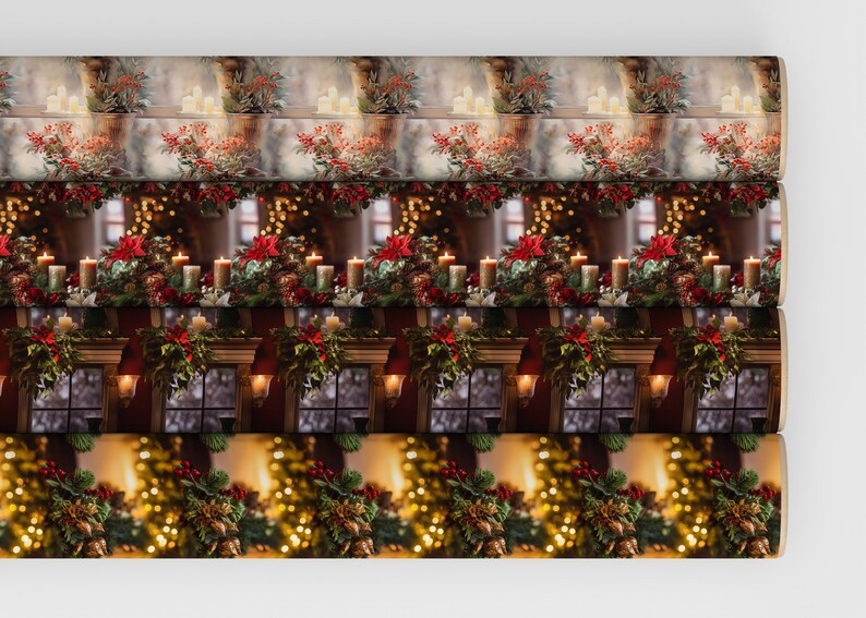 Festive Season Celebration | Repeatable Pattern Set | Holiday Digital ...