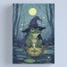 Mystical Frog Sorcerer Wall Art Printable Decor Illustration Digital ...