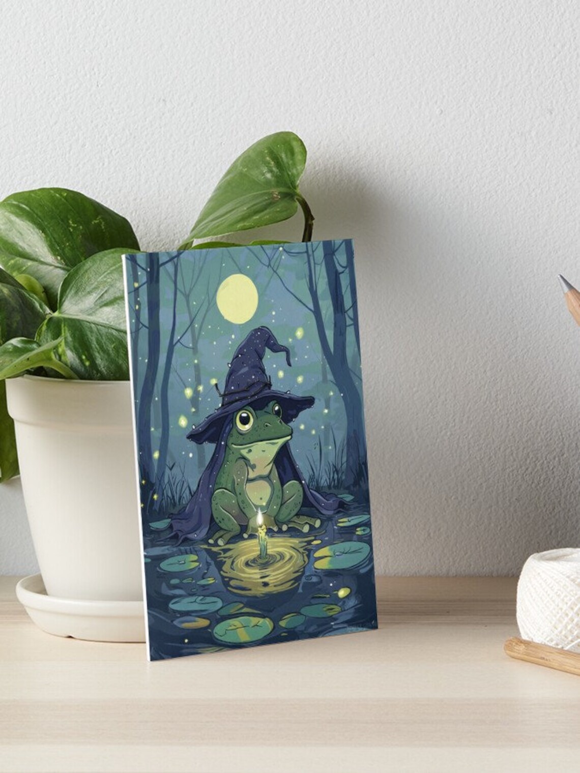 Mystical Frog Sorcerer | Wall Art | Printable Decor | Illustration ...