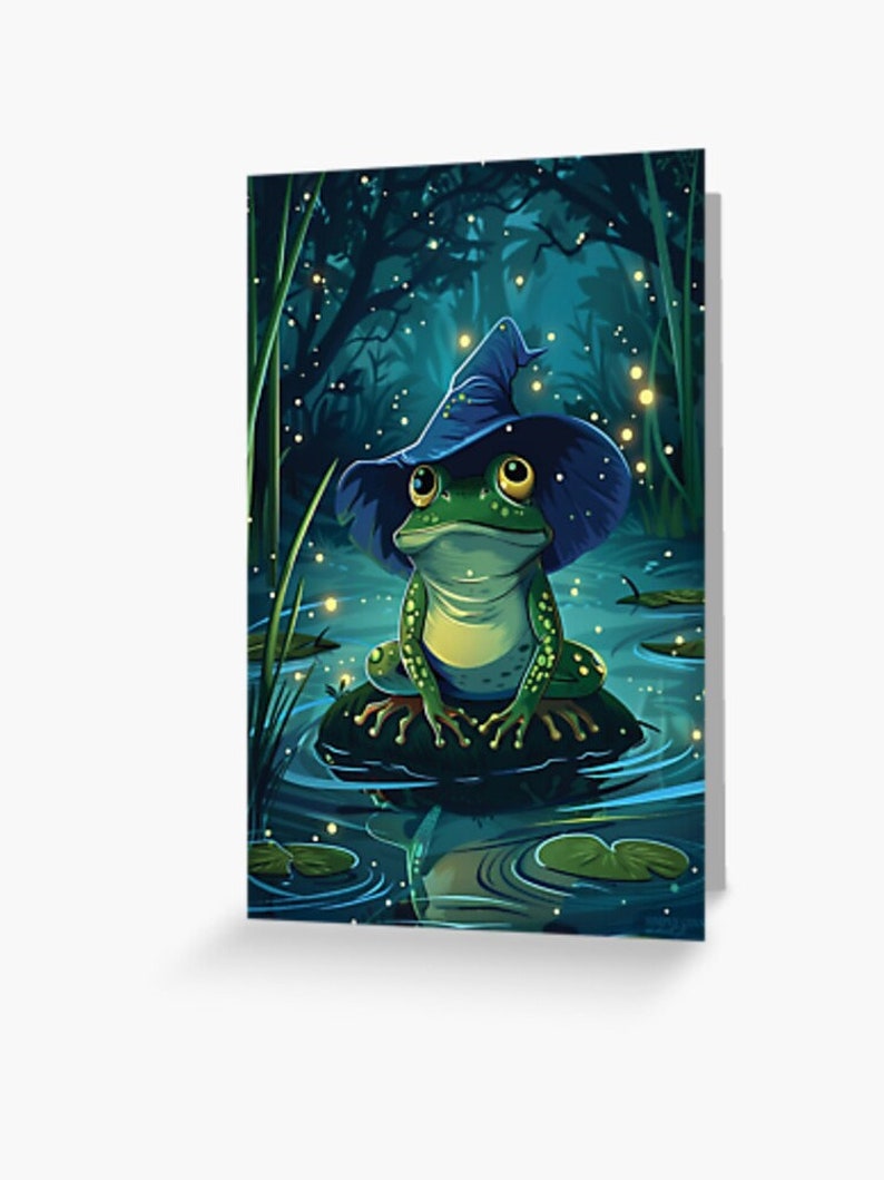 Sorcerer of the Glowing Pond | Wall Art | Printable Decor ...