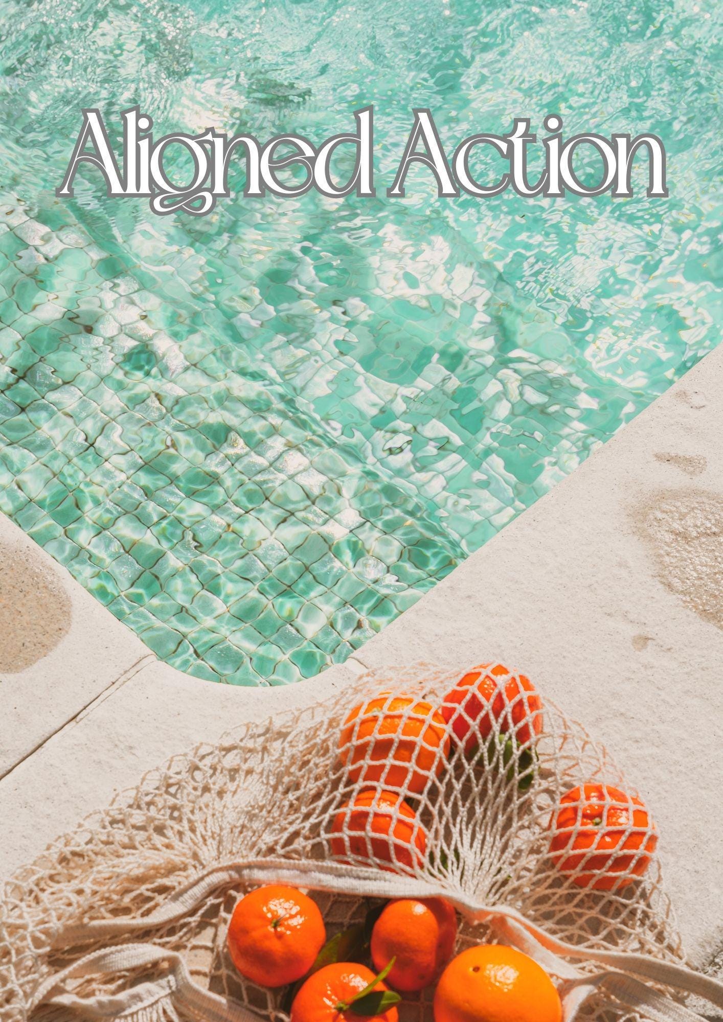 2025 Beach Babe Dream Life Vision Board Kit | Canva Template - Etsy