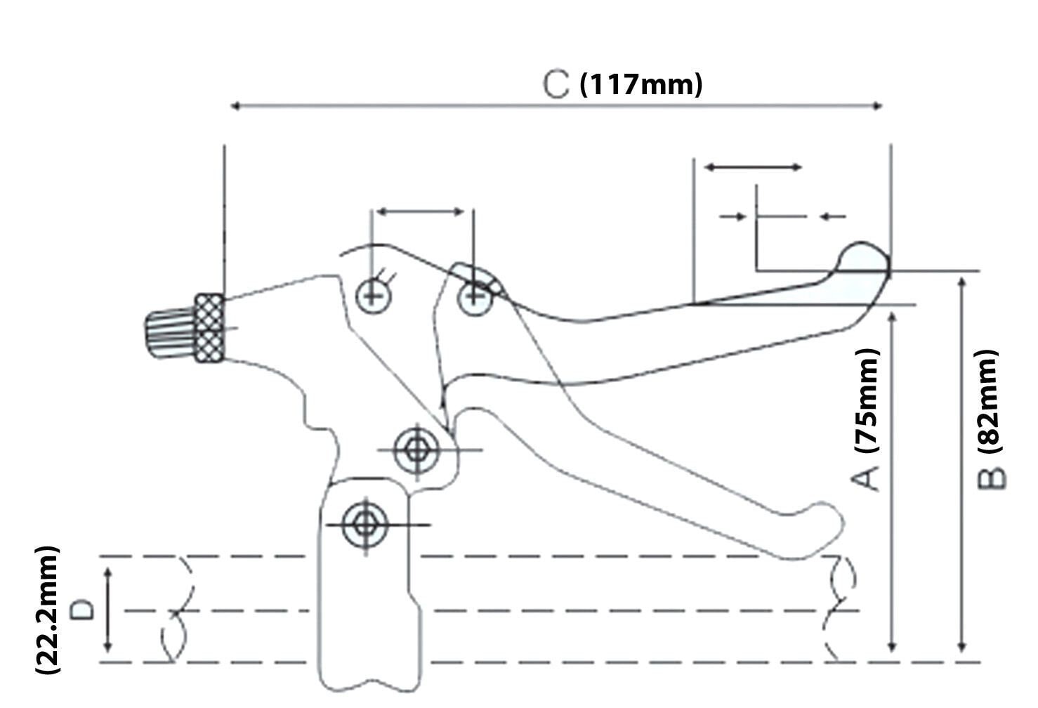 One Pair Mtb Bicycle Bmx/road Bike Handle Hand V Bar Brake | Etsy