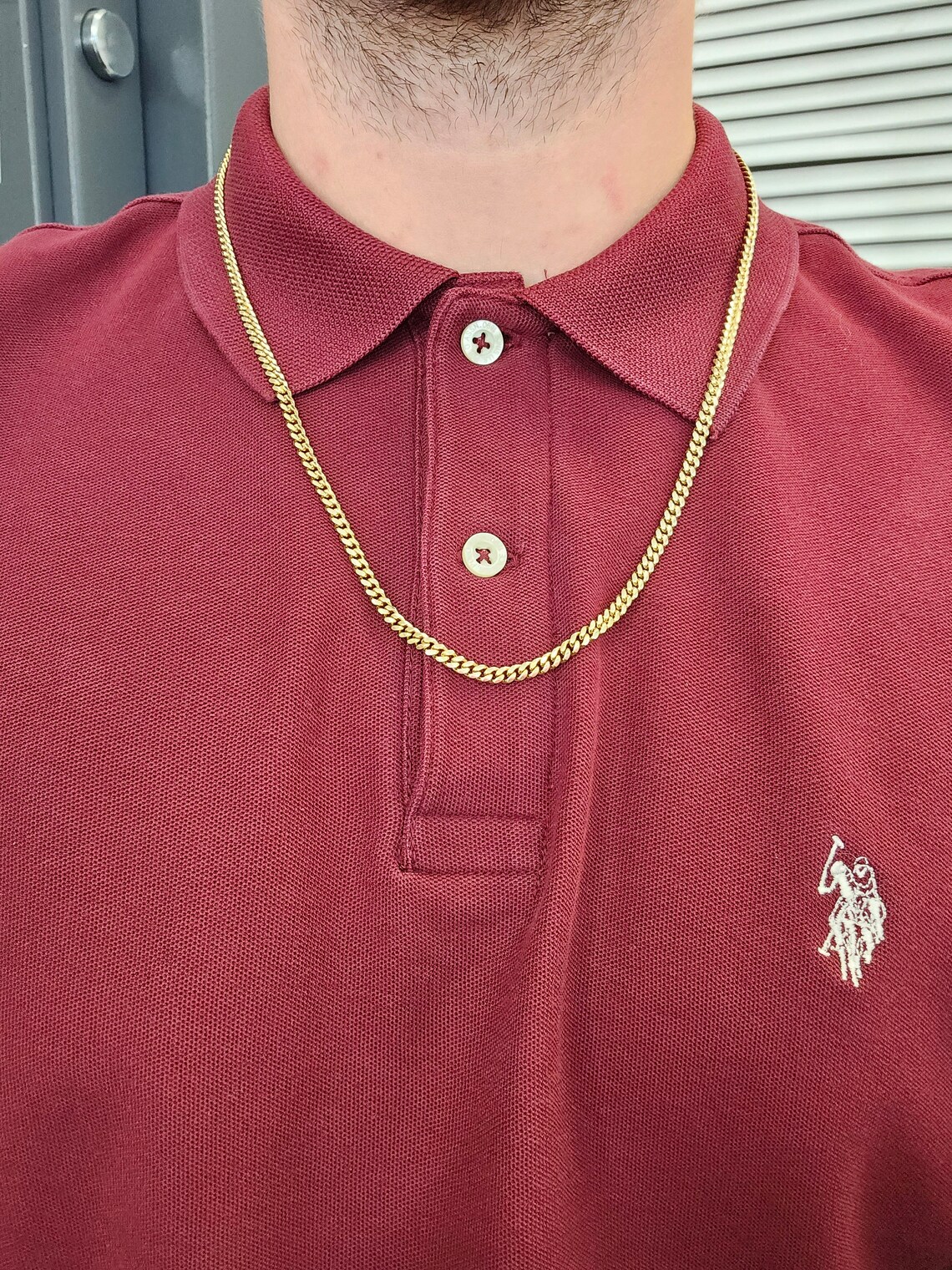 Solid Cuban Link Style Necklace Made in Solid 14-karat Yellow Gold 24 ...