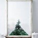 Lone Pine Tree Modern Art Print Mountain Art Large Framed | Etsy