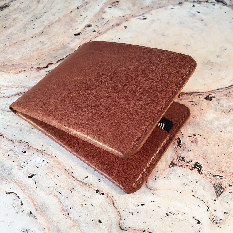 Kangaroo Leather Classic Bi-fold Slim Wallet - Etsy