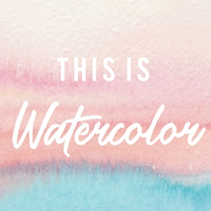 Watercolor - Powerpoint Presentation - Etsy