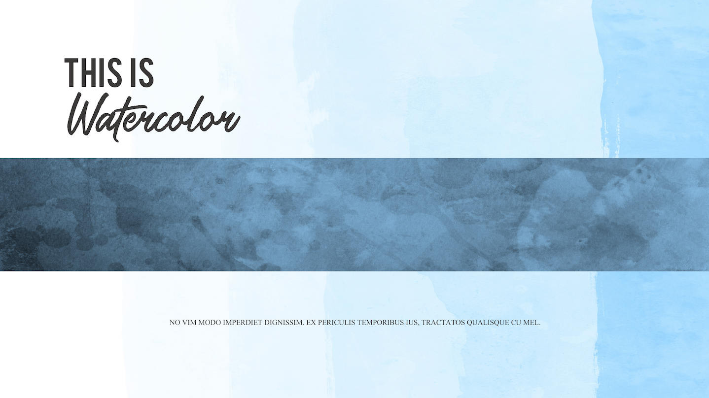 Watercolor - Powerpoint Presentation - Etsy