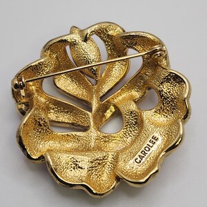 CAROLEE Pink Rose Brooch Simply Stunning Vintage Jewelry Lover Gift ...