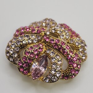 CAROLEE Pink Rose Brooch Simply Stunning Vintage Jewelry Lover Gift ...