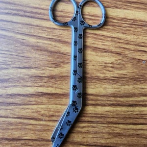 Laser Engraved Bandage Scissors for Vet Tech Nurse Veterinary ...