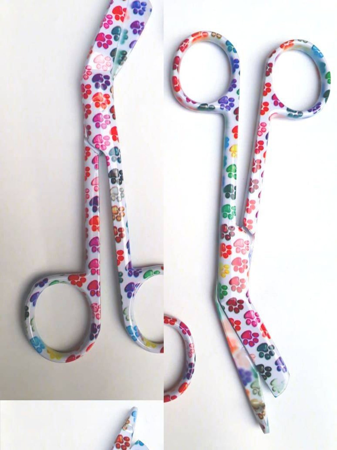 Vet Tech Veterinary Technician Nurse Paw Paper Coated Bandage Scissors ...