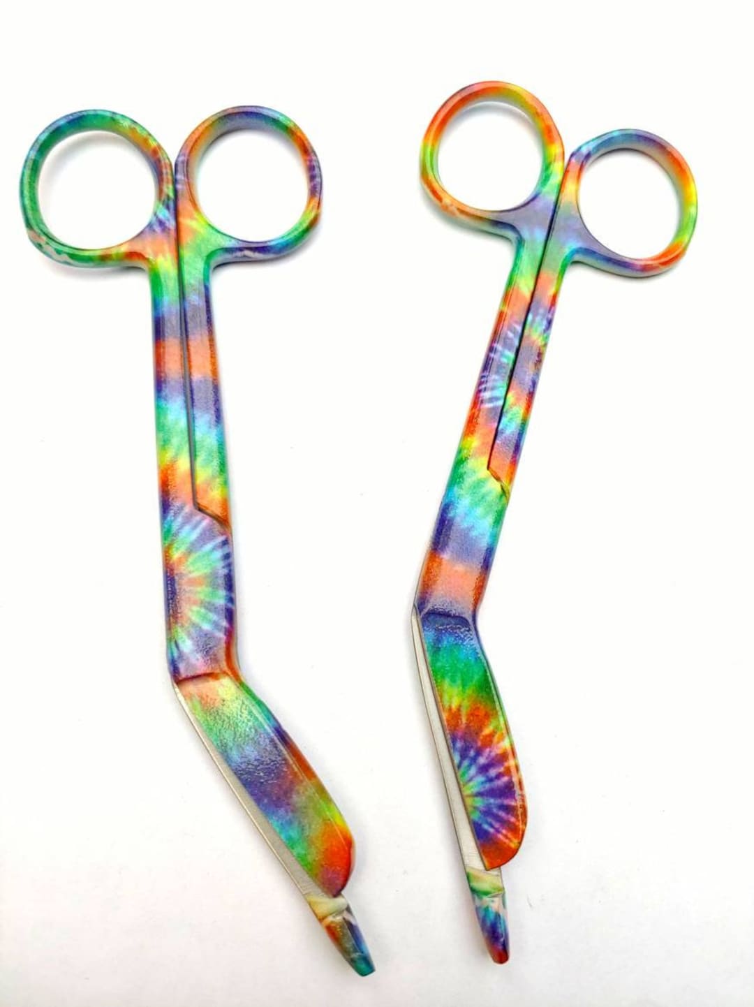 Tie Dye Paper Coated Vet Tech Veterinary Technician Bandage Scissors ...