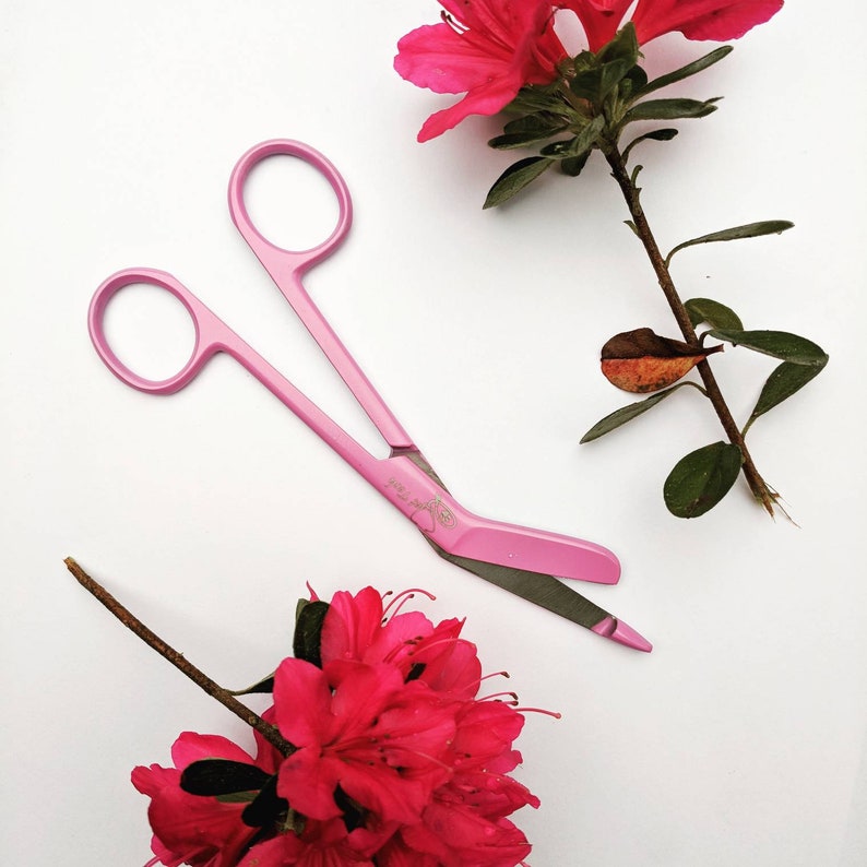 Pink or Purple Bandage Scissors for Veterinary Tech Technician Nurse ...