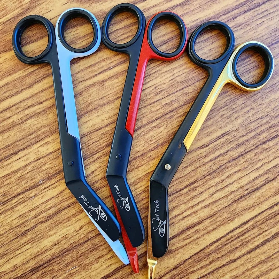 Two Tone Bandage Scissors for Veterinary Technician Nurse Assistant by ...