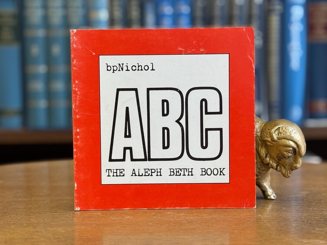 1971, ABC: the Alpeh Beth Book by Bpnichol - Etsy