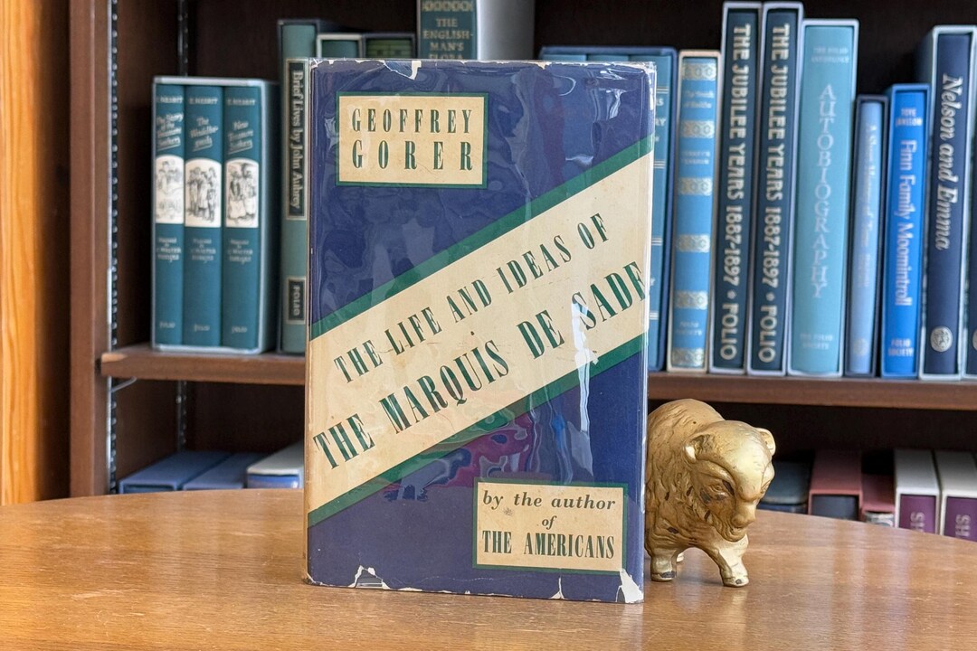 1962, the Life and Ideas of Marquis De Sade by Geoffrey Gorer - Etsy