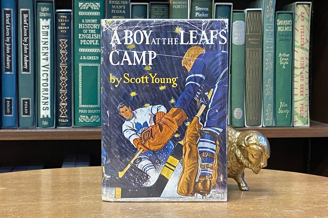 1963, Signed Edition of A Boy at the Leafs Camp by Scott Young, With ...