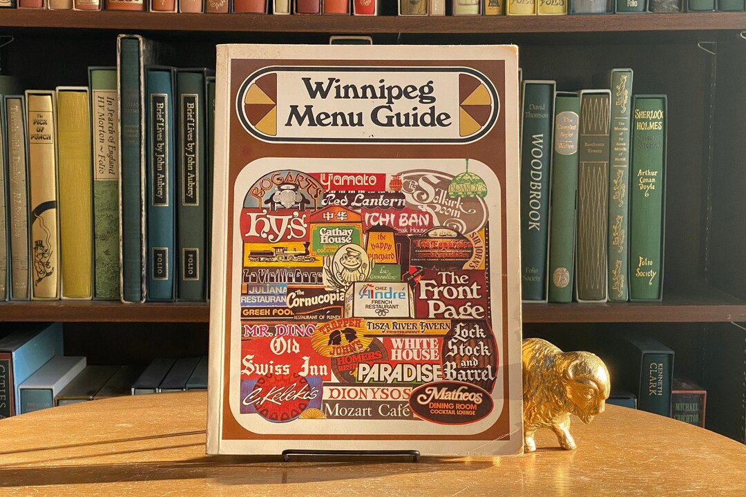 1980 Winnipeg Menu Guide: 1980 Edition by Jerry Bass - Etsy