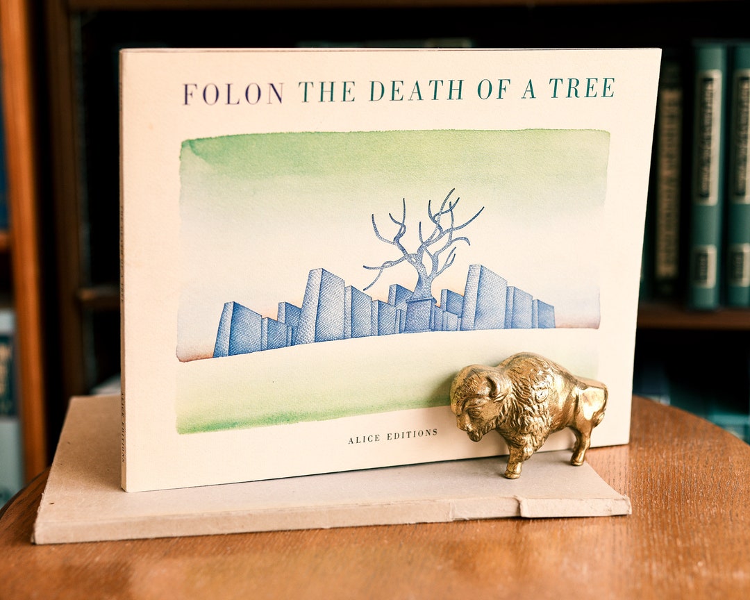 1974, Limited Edition of the Death of a Tree by Folon - Etsy