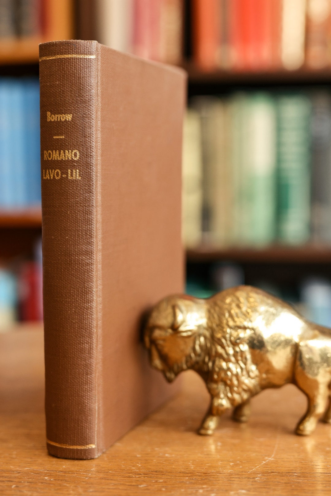 1874, Rebound First Edition of Word-book of the Romany by George Borrow ...