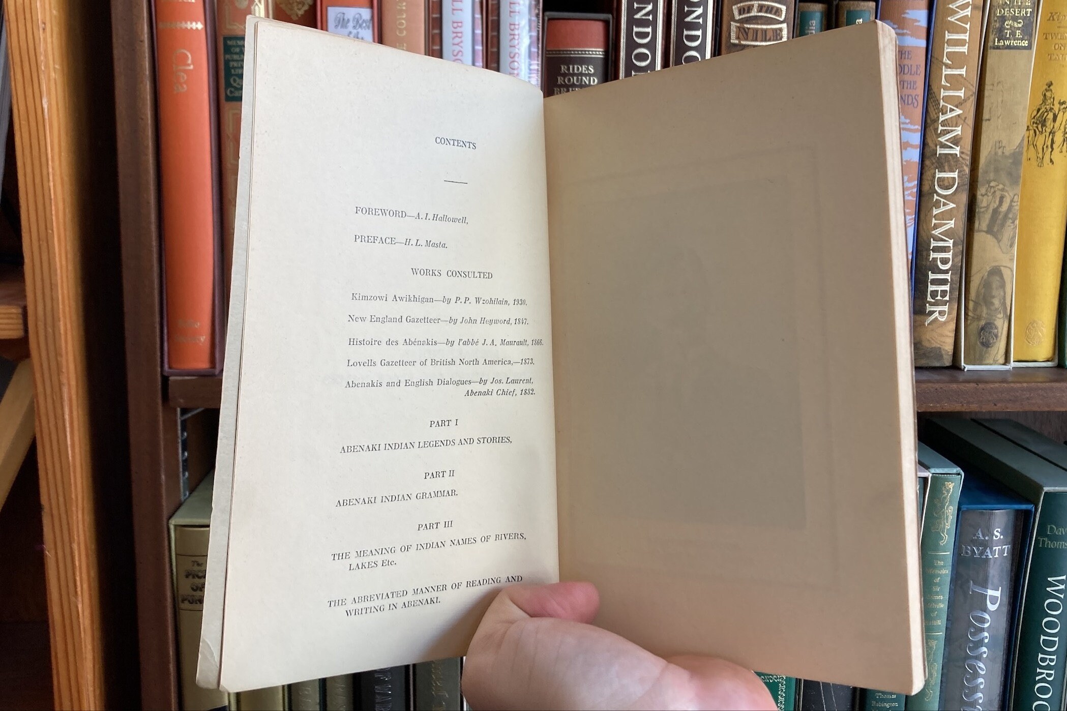 1932, Abenaki Indian Legends, Grammar and Place Names, by Henry Lorne ...