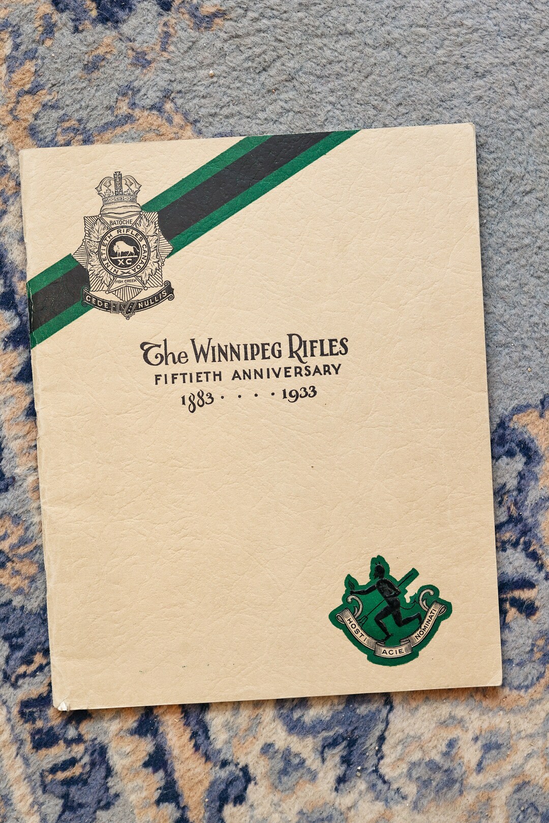1933 First Printing of the Winnipeg Rifles 8th Battalion - Etsy