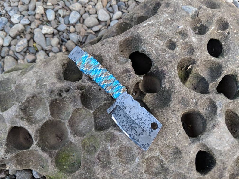 Micro EDC Cleaver 5. Hand made knife / everyday carry / edc | Etsy