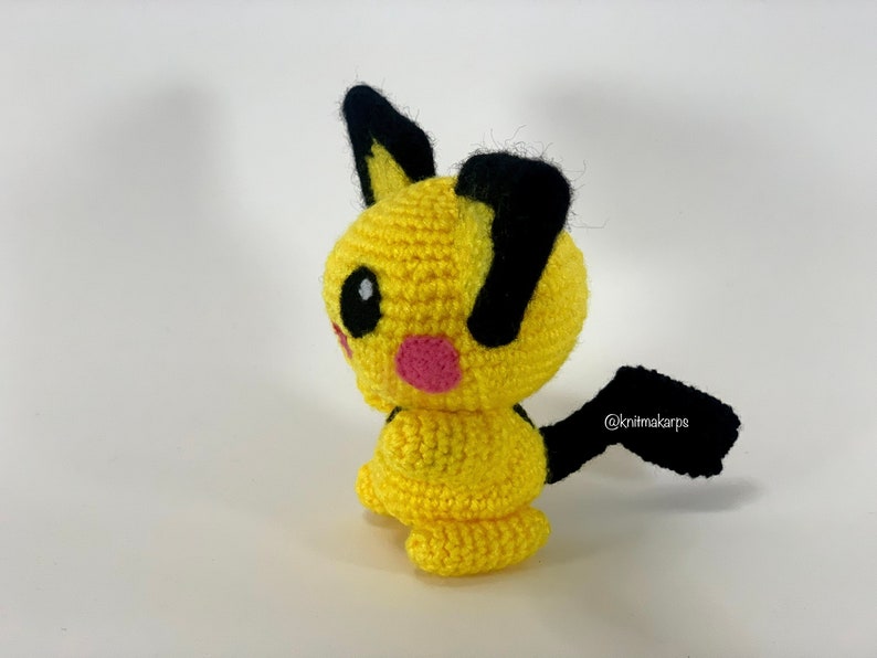 PATTERN Pichu Crochet Amigurumi Plush | Etsy
