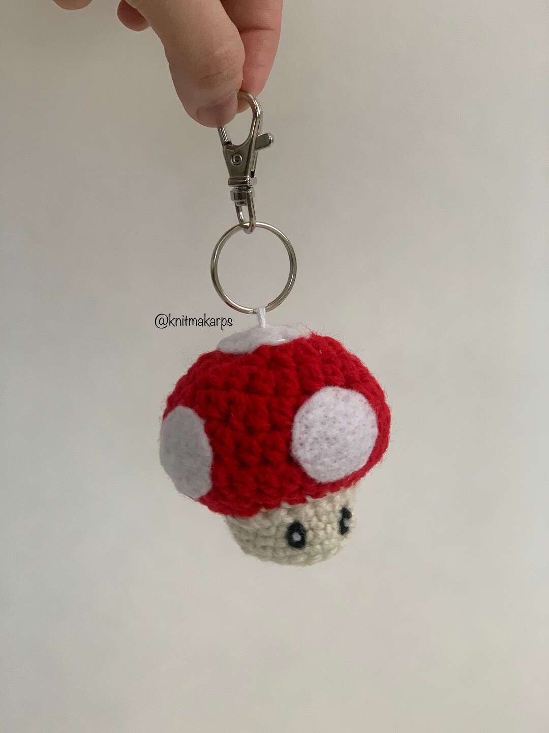 Super Mario Mushroom Keychain - Etsy