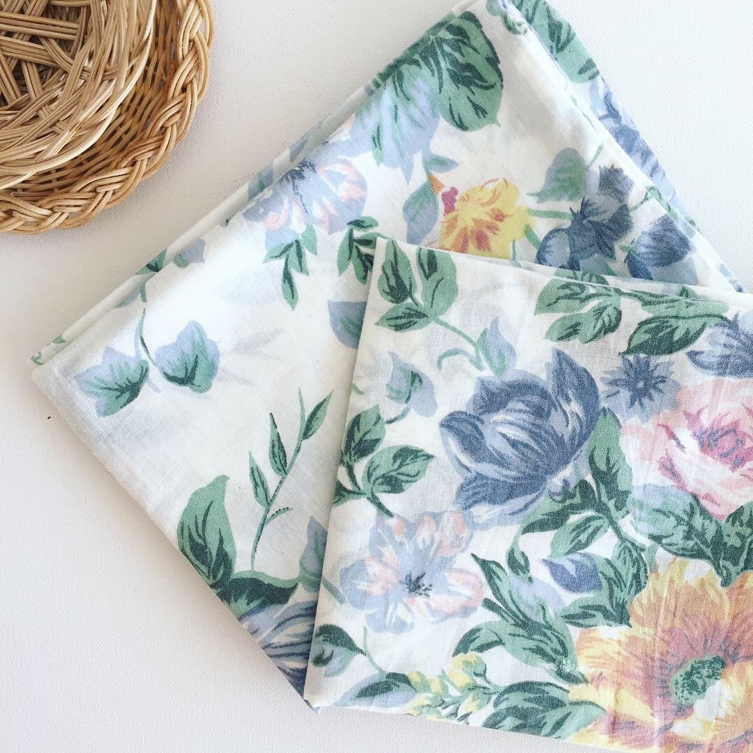 Pair of Vintage Floral Pillowcases - so Pretty - Etsy Australia